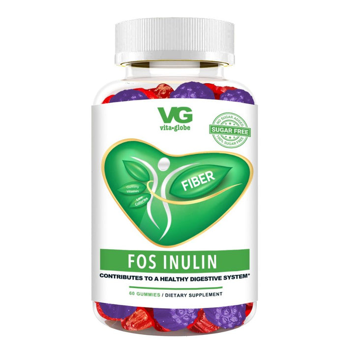 Sugar Free Prebiotic Fiber FOS Inulin Gummies | Vita Globes